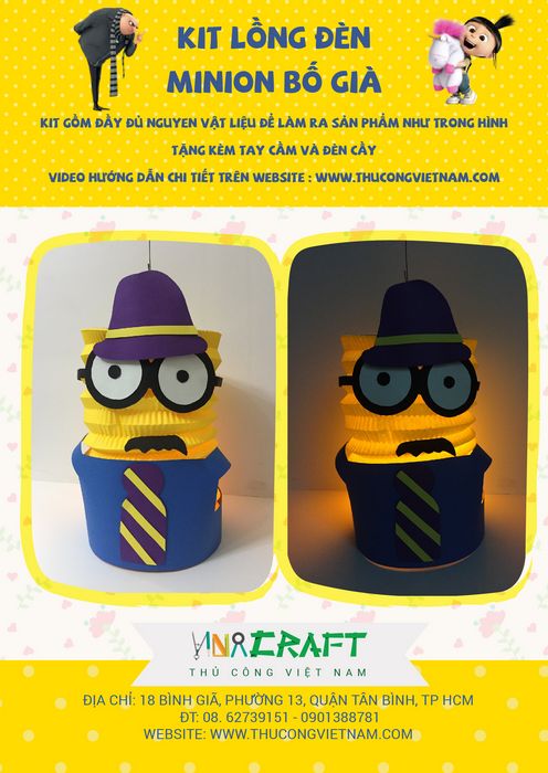 Kit lồng đèn Minion bố già